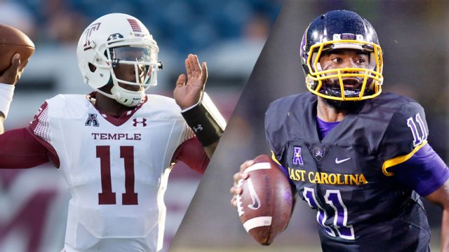#22 Temple vs. East Carolina (Football) (10/22/15) - Live Stream ...