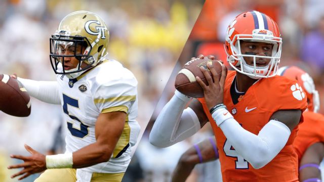 Georgia Tech vs. #6 Clemson (Football) (10/10/15) - Live Stream - Watch ESPN