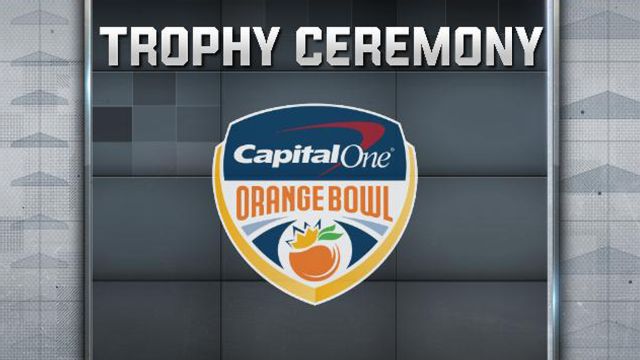 Capital One Orange Bowl Trophy Ceremony Presented by Capital One (12/30 ...