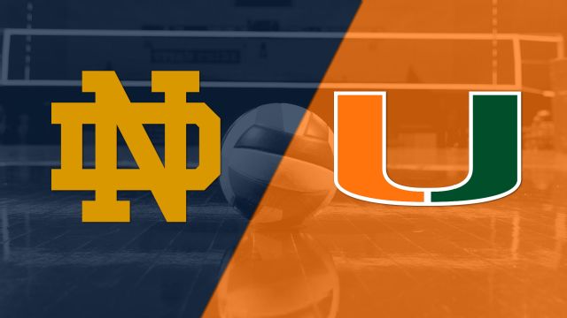 Notre Dame vs. Miami (W Volleyball) (9/25/16) - Live Stream - Watch ESPN