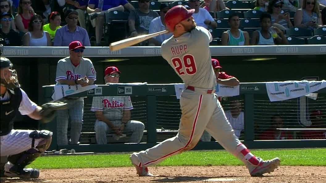 Franco and Rupp hit long HRs, Phillies beat Rockies 10-3 - 6abc ...