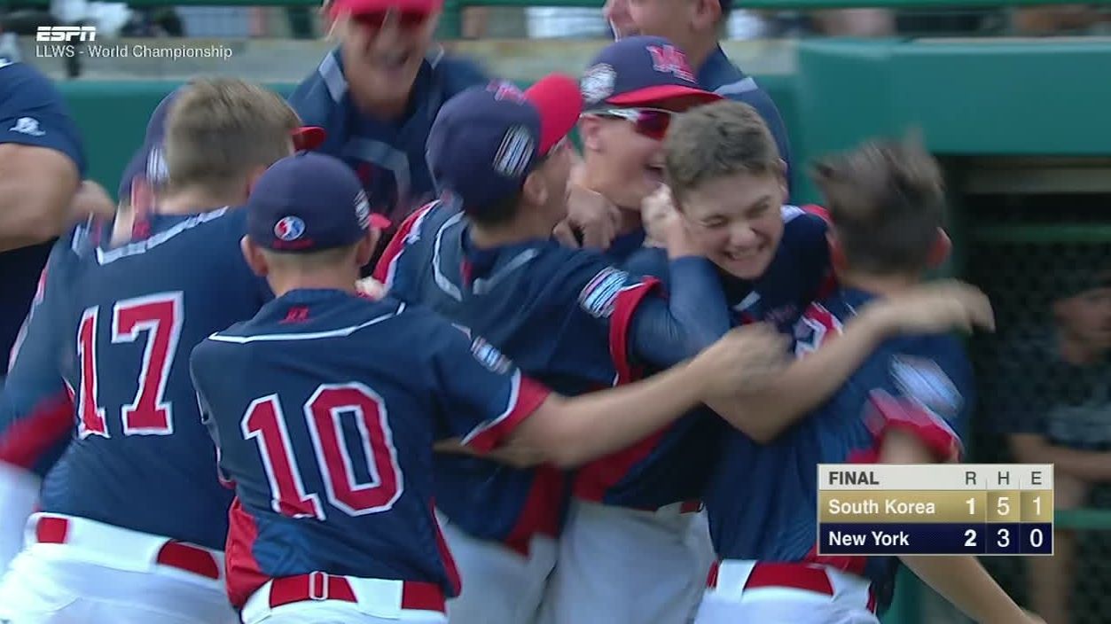 New York beats South Korea to win first LLWS title for U.S. since '11 ...